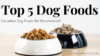Top 5 Canadian Dog Foods We Recommend - Valley Canine Training